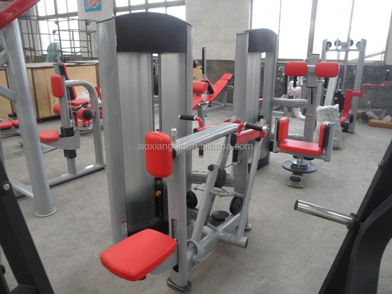 Sports Machine Steel Plate Loaded Gym Equipment Seated Row for Strength ...